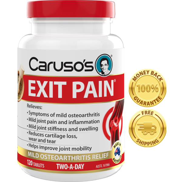 Exit Pain Tablets | Mild Osteoarthritis Relief – Caruso's Natural Health