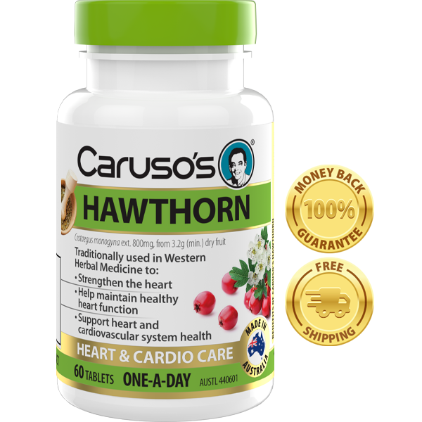 Hawthorn Tablets To Maintain Heart Health – Caruso's Natural Health