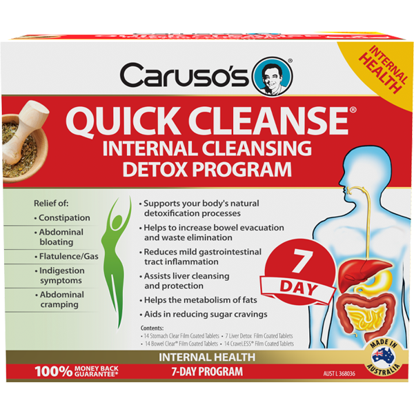 7 Day Internal Cleansing Detox Program – Caruso's Natural Health