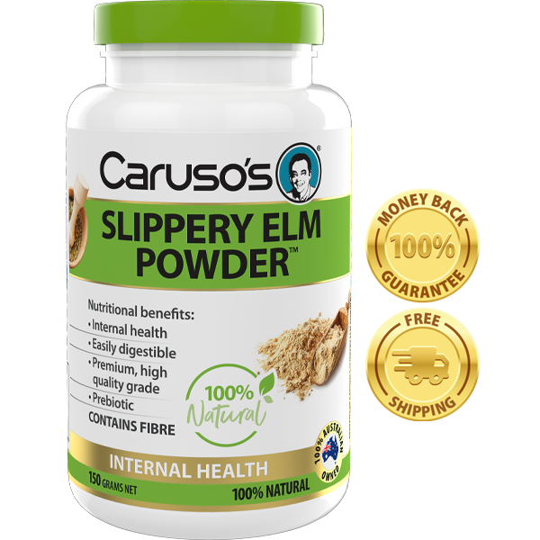 Slippery Elm Powder For Internal Health – Caruso's Natural Health
