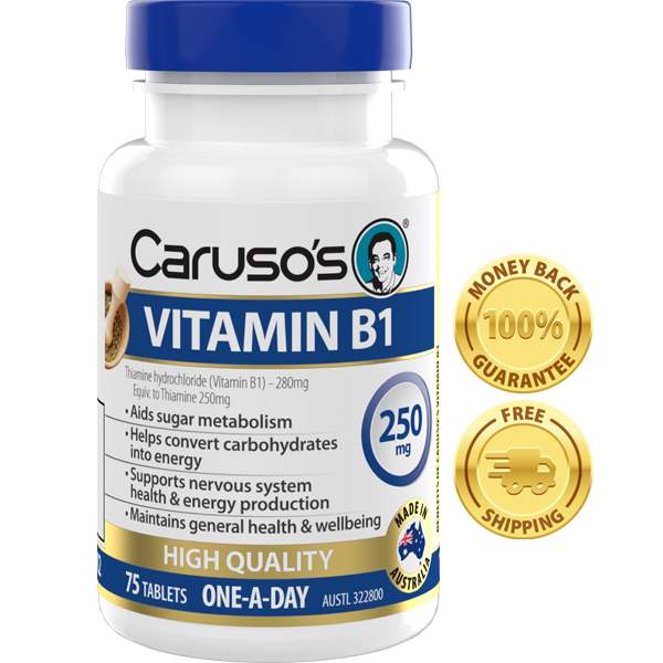 1 A Day Vitamin B1 Supplement (Thiamine) | Caruso's – Caruso's Natural ...
